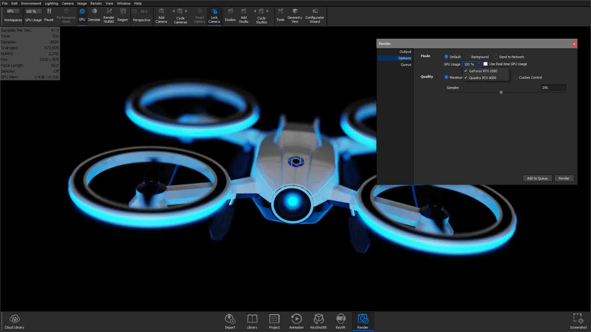 3Dレンダリングソフトウェア「 KeyShot 9 」 がリリース！GPUモードやAIノイズ除去搭載など | CGinterest