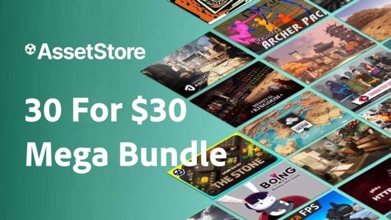 30アセットがわずか30ドル！Unity Asset Store 30 for $30 メガバンドルセール！ | CGinterest