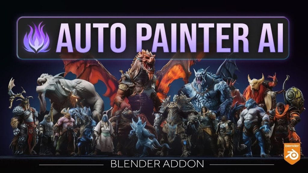 生成AIを使って3Dモデルのテクスチャ生成ができるBlenderアドオン『Auto Painter AI』 | CGinterest